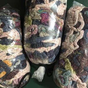 Alpaca-blend Sock Loops, Mixed Colors, Soft - 8 or 16 Oz., 400+ Loops ...