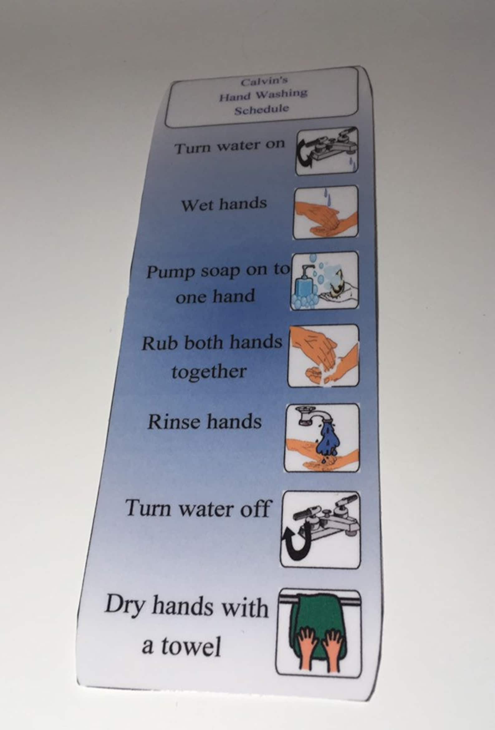 Autism PECS, Visual Schedule Hygiene Routine for Kids-potty Training ...