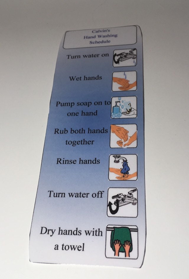 Autism PECS, Visual Schedule Hygiene Routine for Kids-potty Training ...