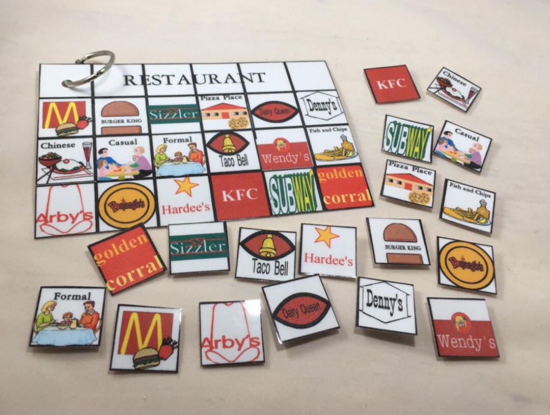 Autism PECS, Visual Schedule Board With Visual Aid Communication ...