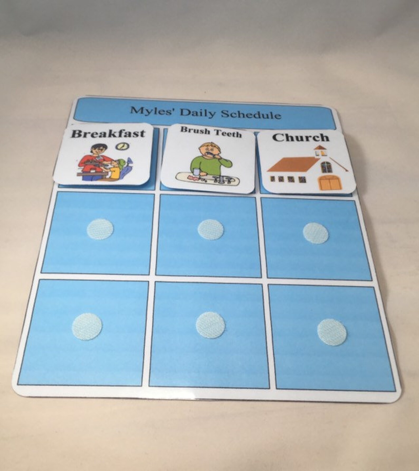 Large Visual Schedule Daily Routine Chore Chart, Autism PECS, Visual ...