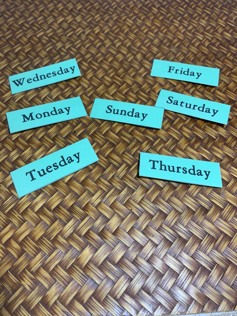 Daily Visual Week Day School Schedule Board, Autism PECS, Visual Aid ...