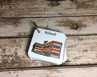 Social Skills Keyring Activity Autism PECS Visual Aid | Etsy