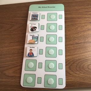 Daily Routine Visual Schedule Chore Chart, ABA Therapy, Autism PECS ...