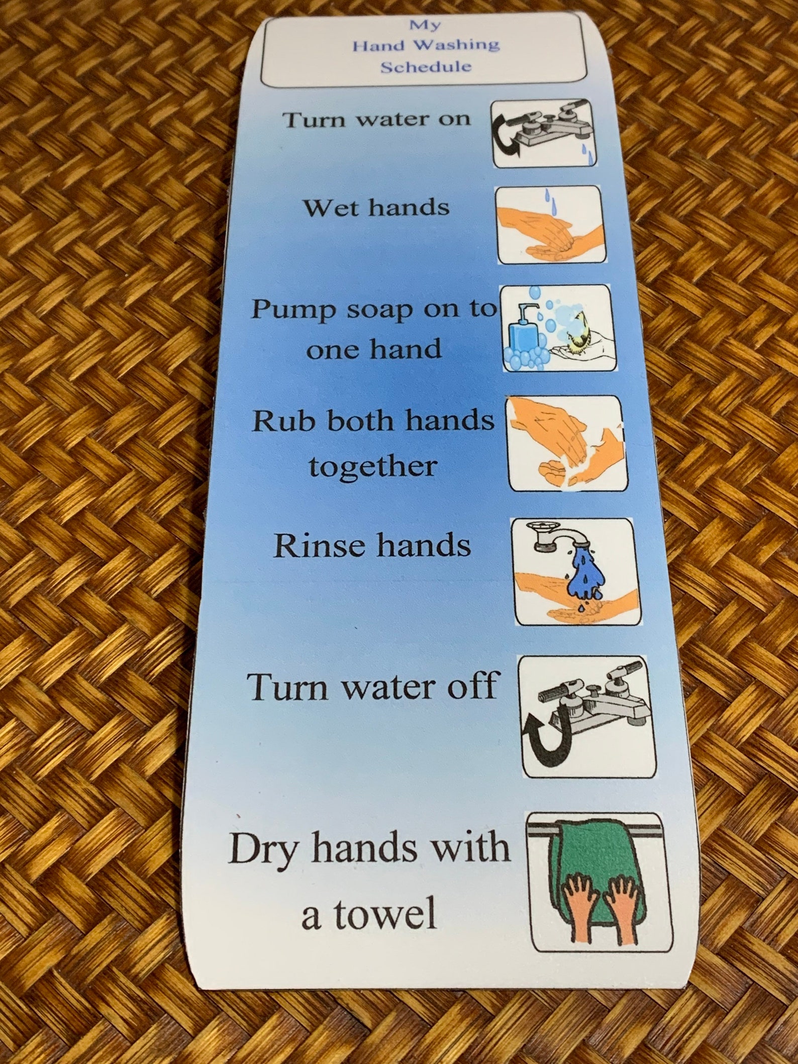 Autism PECS, Visual Schedule Hygiene Routine for Kids-potty Training ...