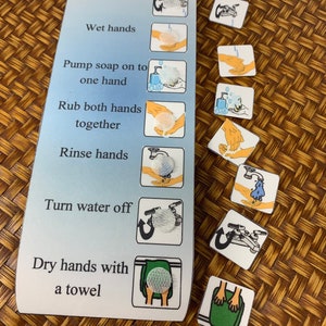 Autism PECS, Visual Schedule Hygiene Routine for Kids-potty Training ...
