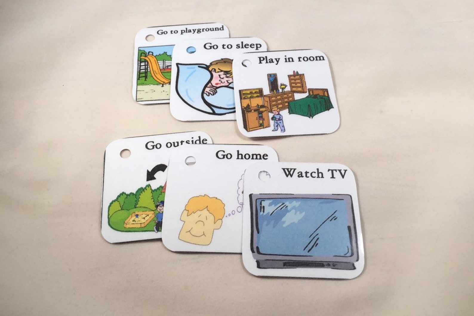 Social Skills Keyring Activity, Autism PECS, Visual Aid Communication ...