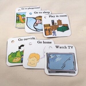 Social Skills Keyring Activity, Autism PECS, Visual Aid Communication ...