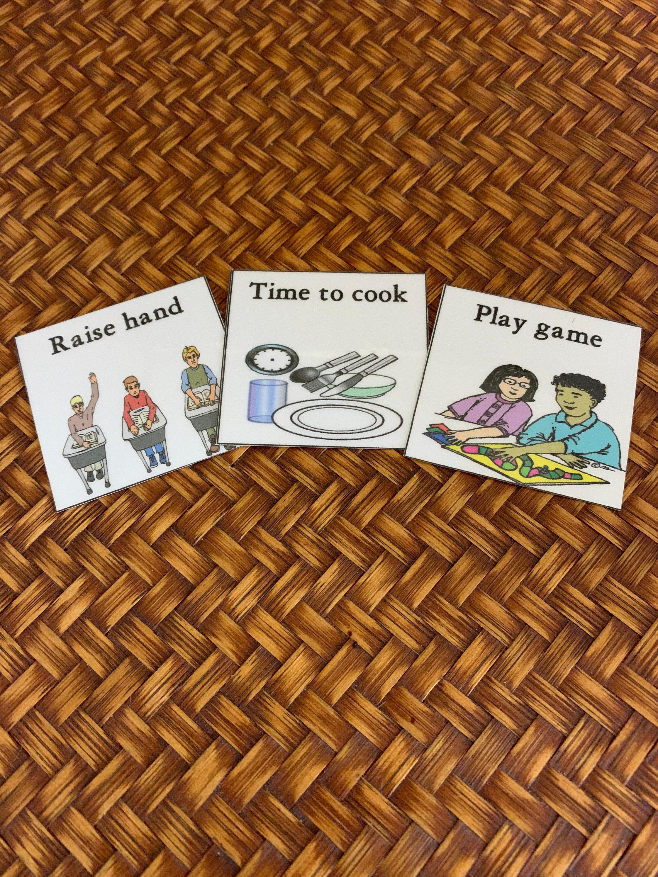 Communication Wallet Keyring Activity, 24 Autism PECS, Visual Aid ...