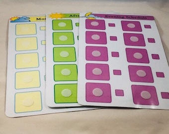 Daily Routine Visual Schedule Chore Chart ABA Therapy Autism | Etsy