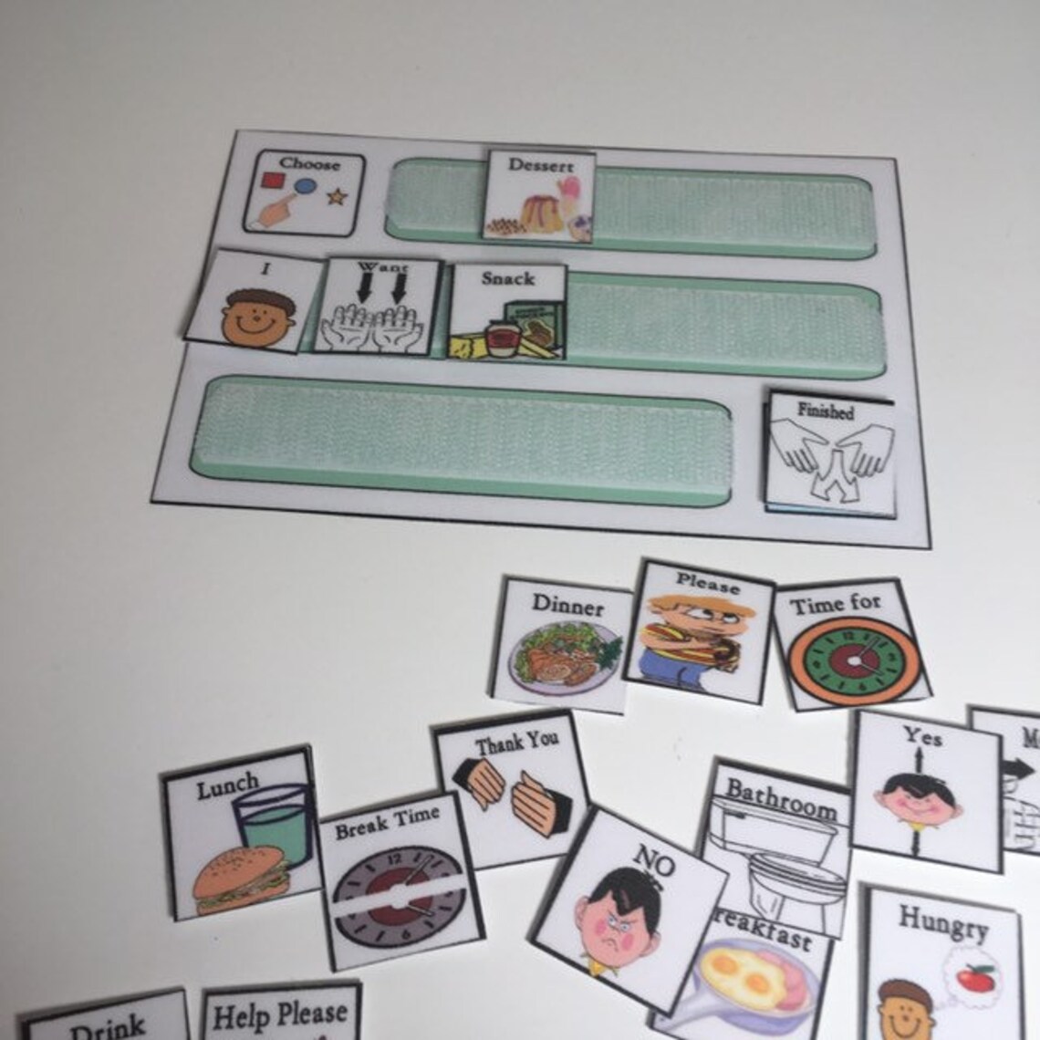 Mini Visual Aid, Communication Board With Autism PECS Communication ...