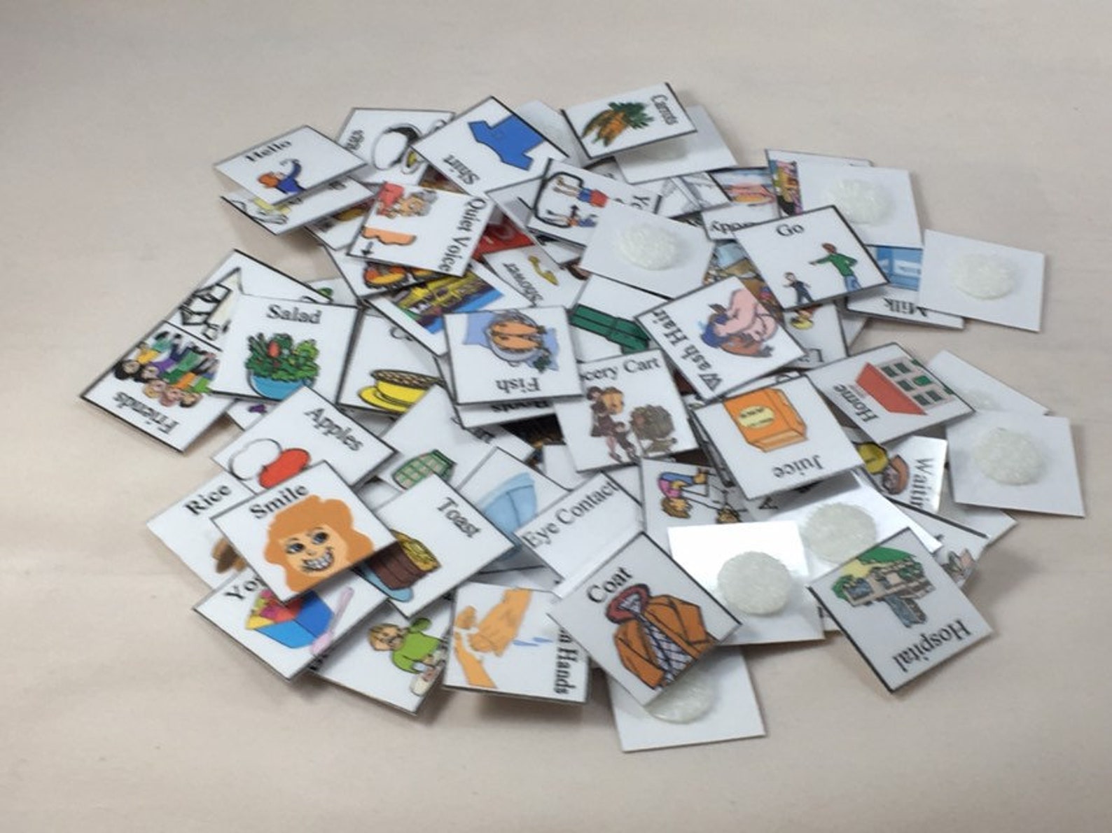 80 PECS DIY Printable Download Visual Aid General Communication Cards ...