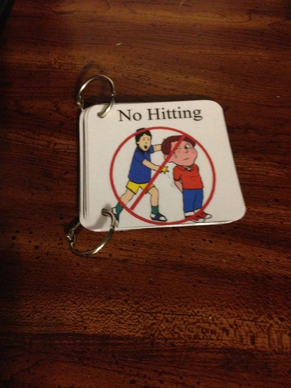 Pecs Cards Hitting Behaviour Good/bad & Challenging Autism PECS Visual