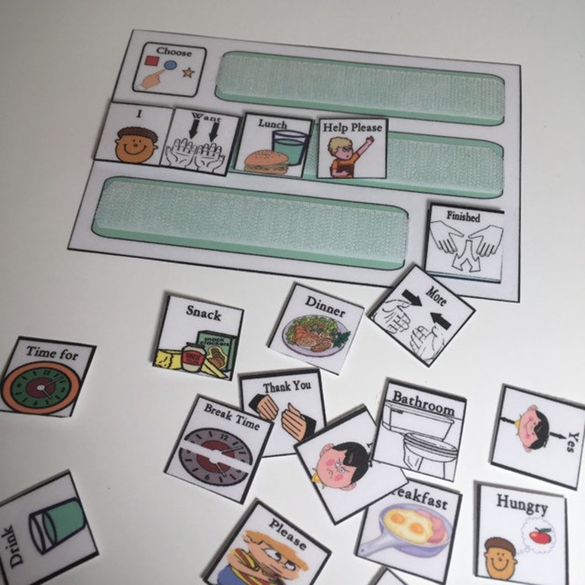 Mini Visual Aid, Communication Board With Autism PECS Communication ...