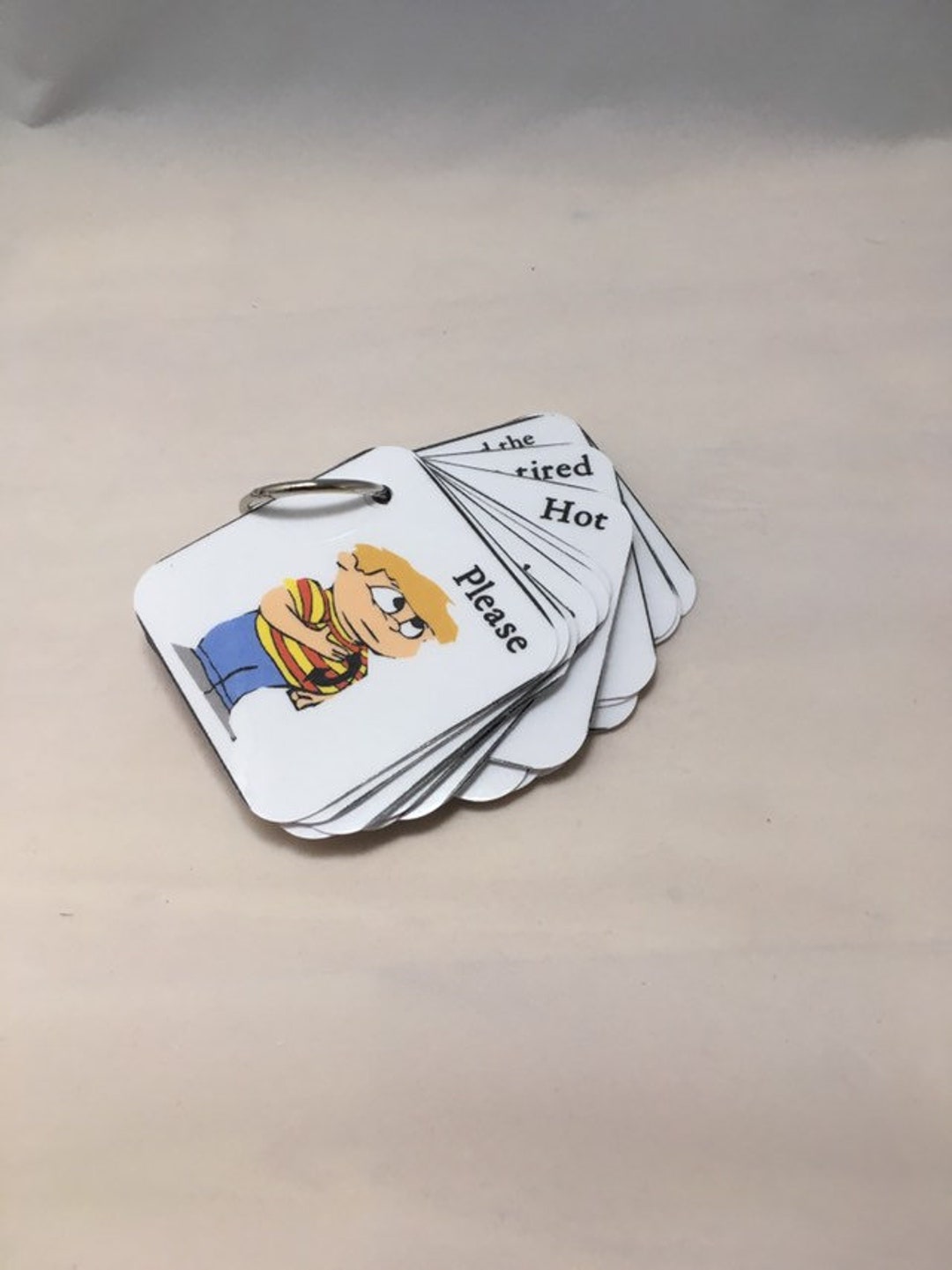 Social Skills Keyring Activity, Autism PECS, Visual Aid Communication ...