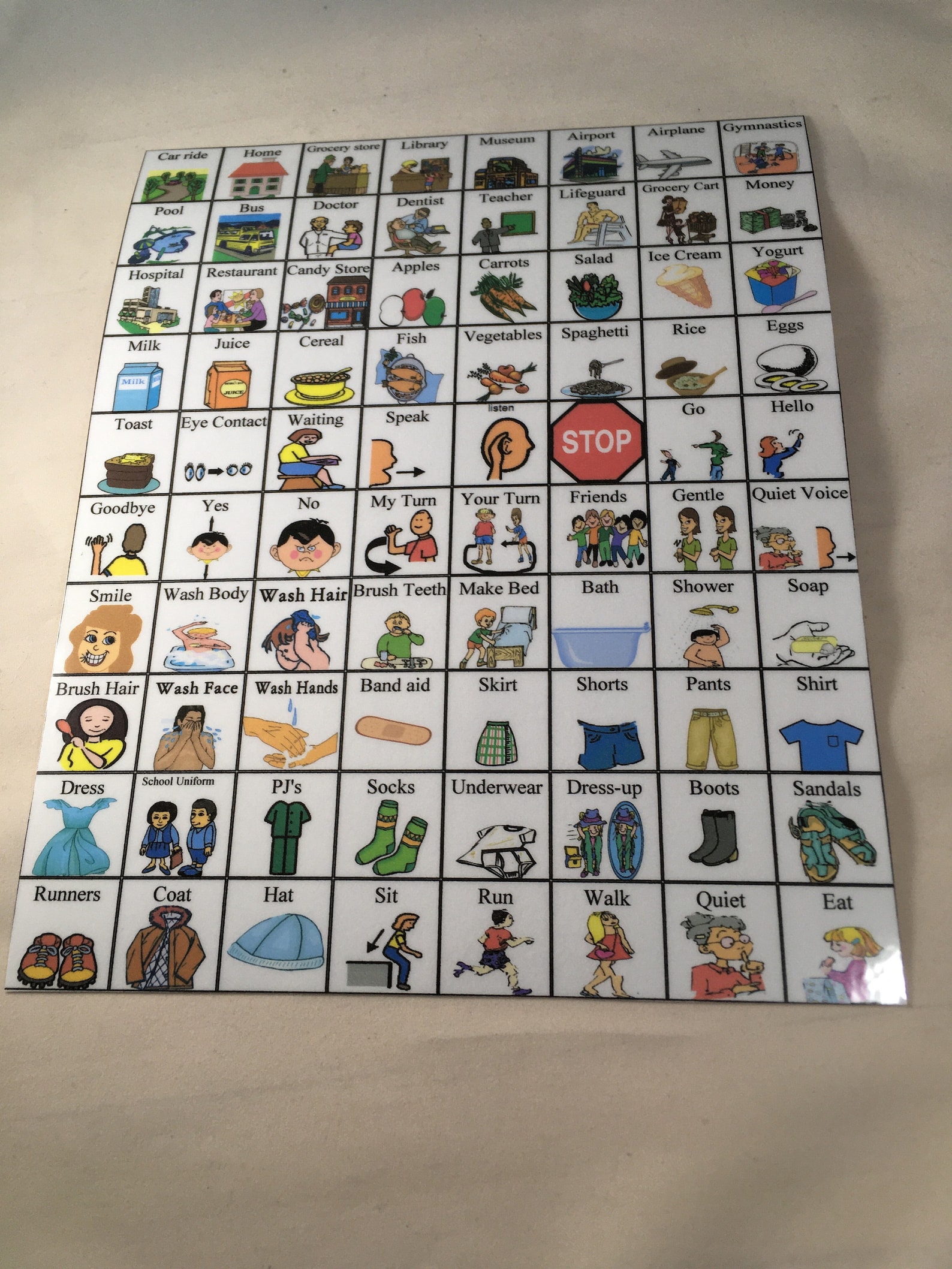 80 PECS DIY Visual Aid General Communication Cards, Autism Visual ...