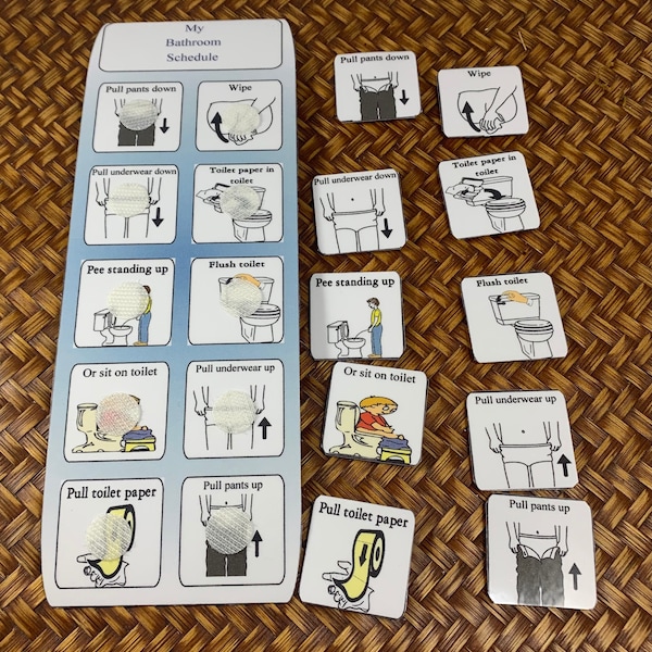 Shower Routine Chart for Kids - Etsy