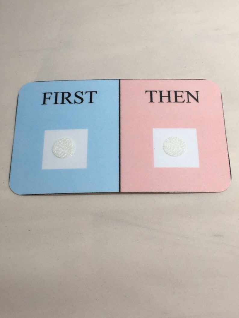 Visual Aid Communication Choice Board Includes First and Then Visual ...