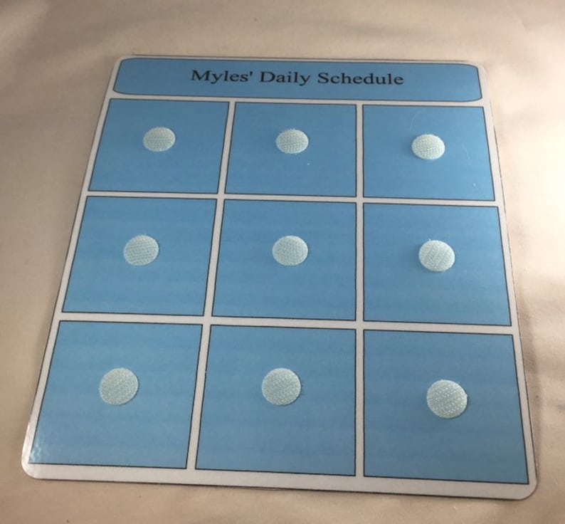 Large Visual Schedule Daily Routine Chore Chart, Autism PECS, Visual ...