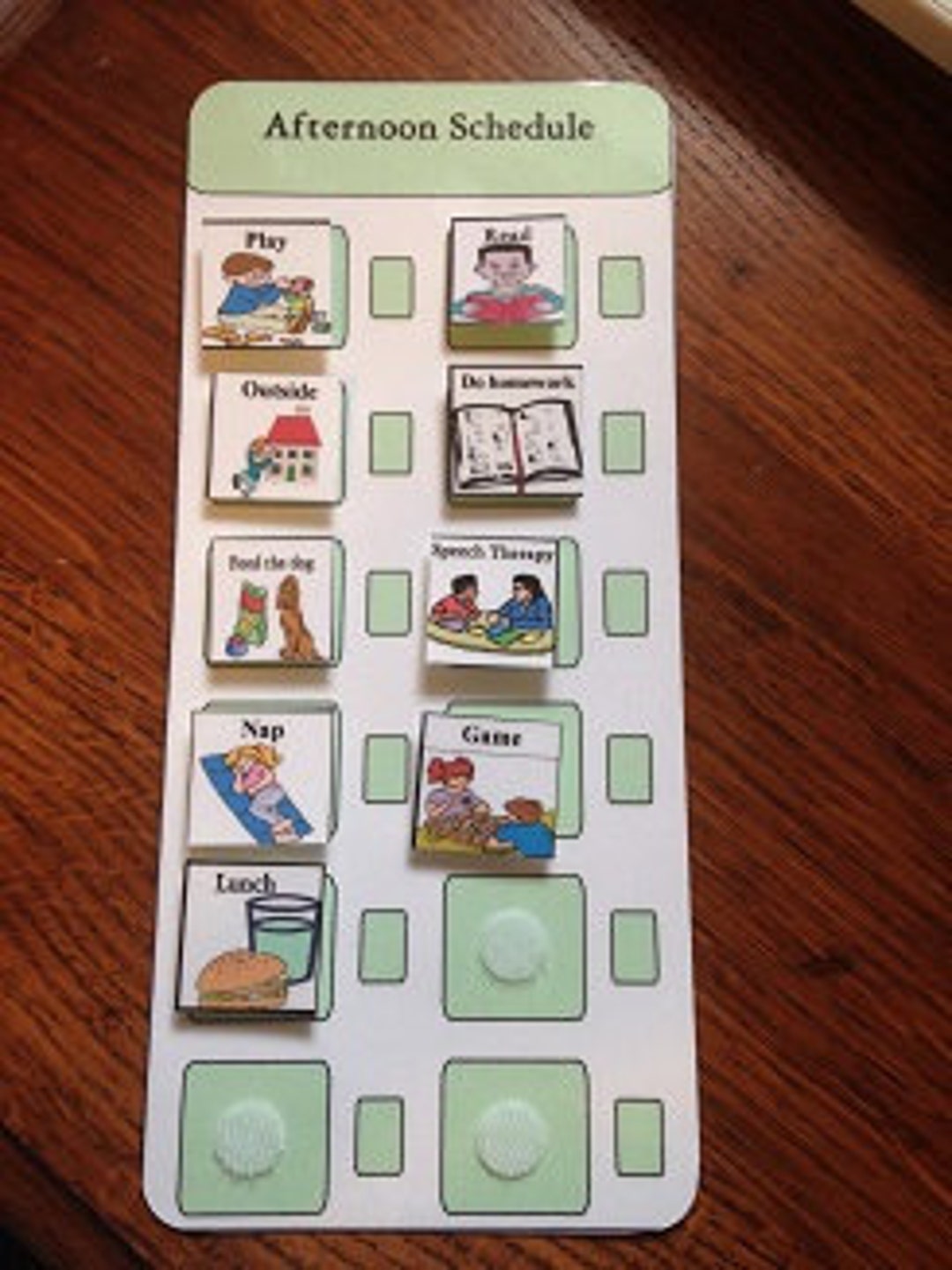 Daily Home Visual Aid Schedule, ADD Apraxia Autism PECS, Communication ...