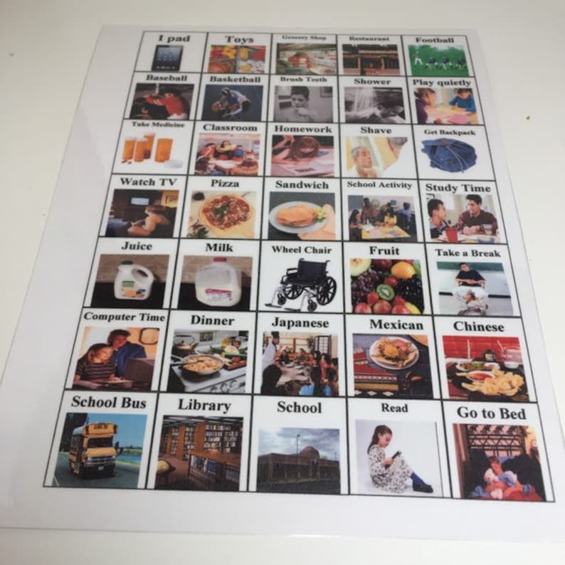 DIY Daily Routine Chore Chart Visual Schedule Boards, Autism PECS ...