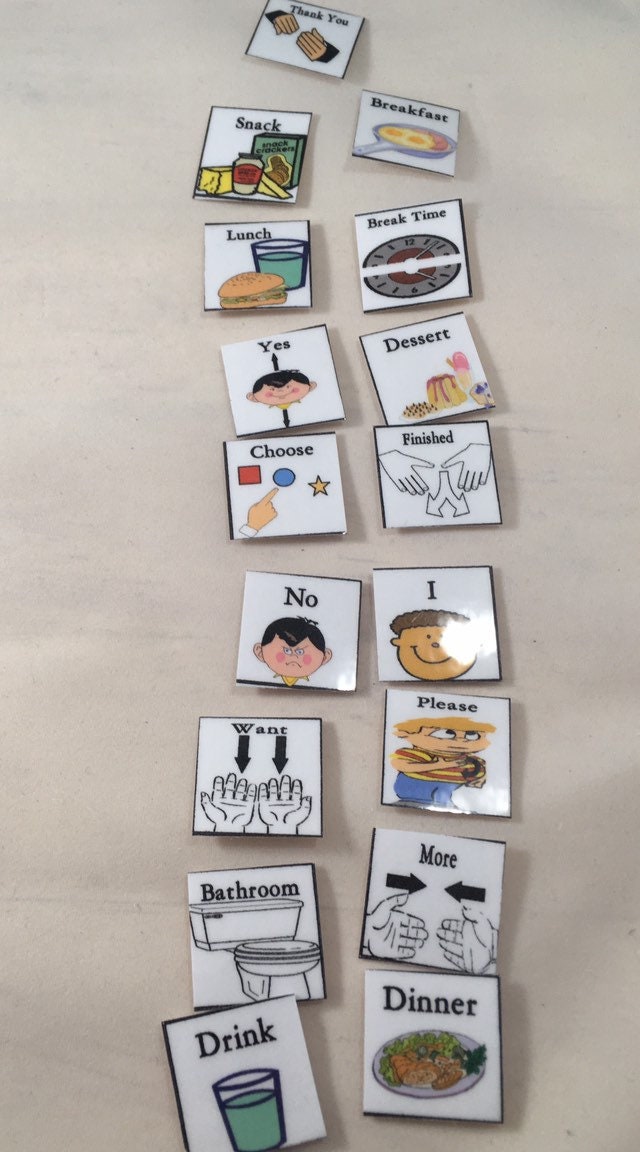 Visual Aid, Large Communication Board, Autism PECS, Communication Cards ...