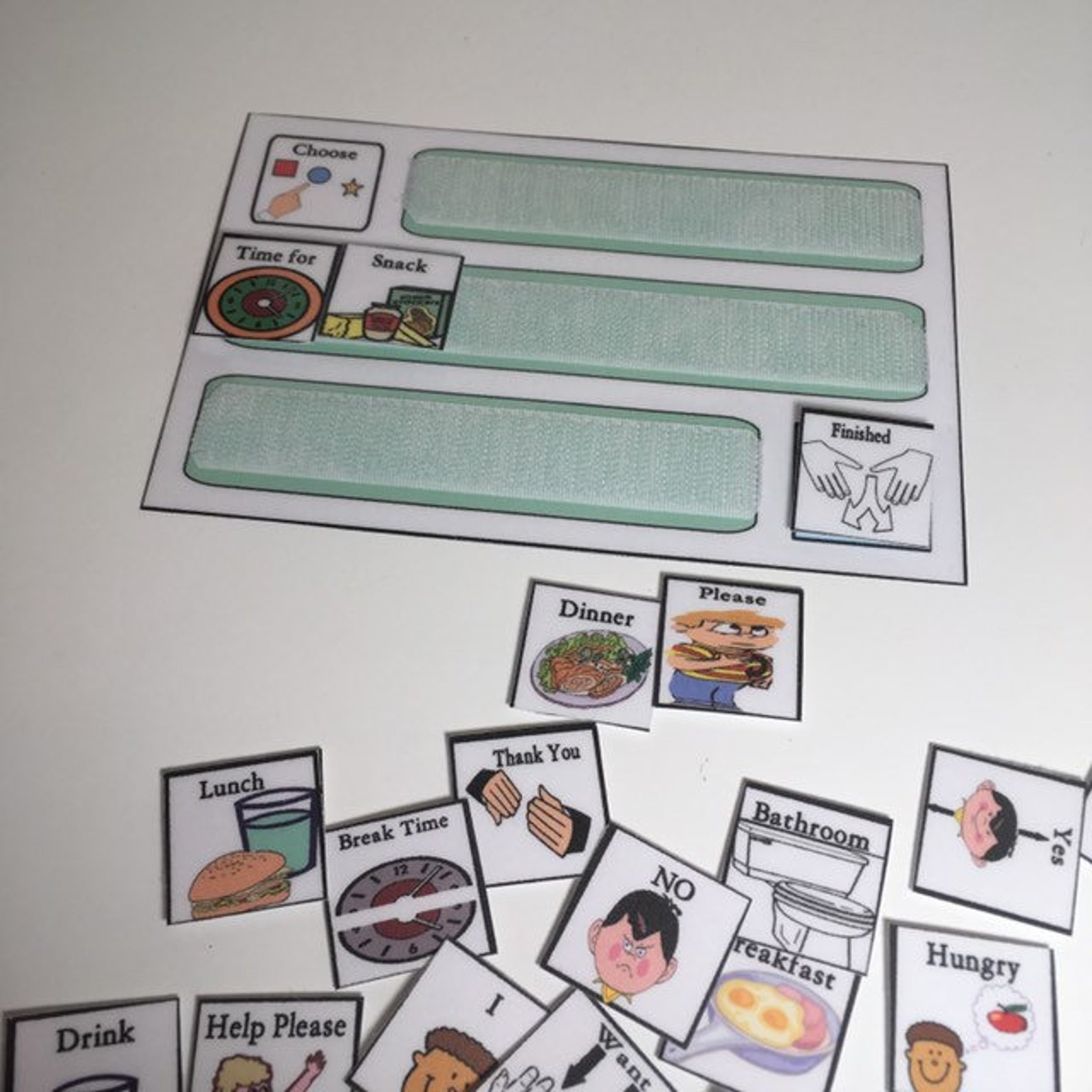 Mini Visual Aid, Communication Board With Autism PECS Communication ...