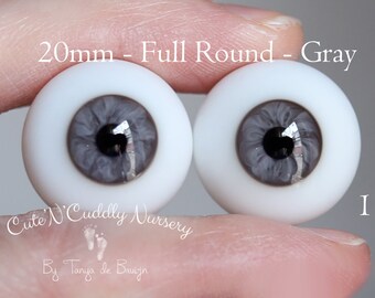 22mm Reborn Glass Eyes - Etsy