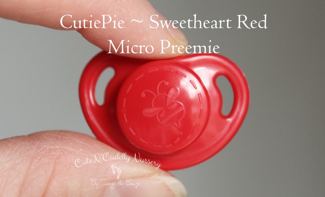 Cutiepie - Honeybug Pacifier - Micro Preemie - With Magnet - Sweetheart ...