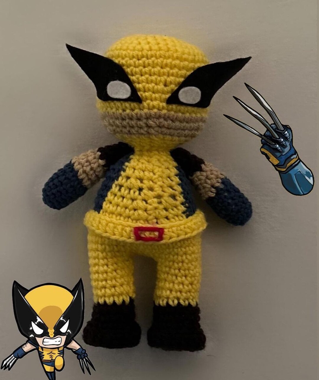 Crochet Wolverine Plush - Etsy
