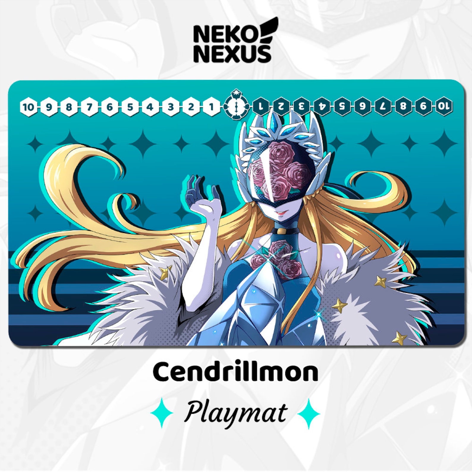 Playmat Cendrillmon - Digimon Card Game - 14"x24" / 34.5X59 Cm - Etsy