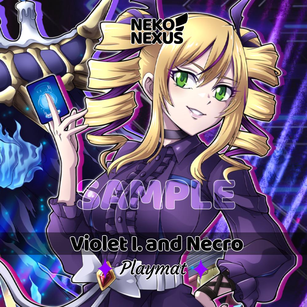 Playmat Violet Inboots and Necromon - Digimon Card Game - 14"x24" / 34.5x59x0.2cm - Etsy