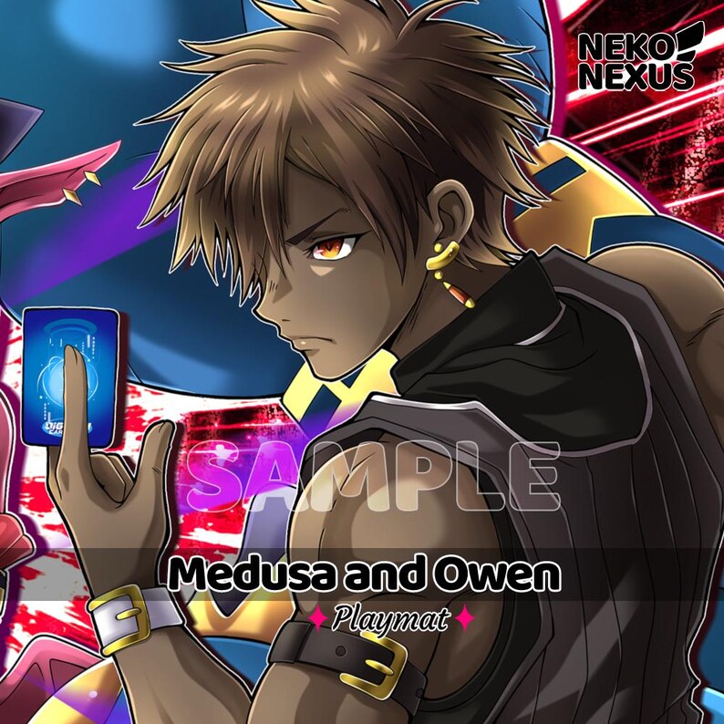 Playmat Medusamon and Owen - Digimon Card Game - 14"X24" / 35X60x0.2cm ...