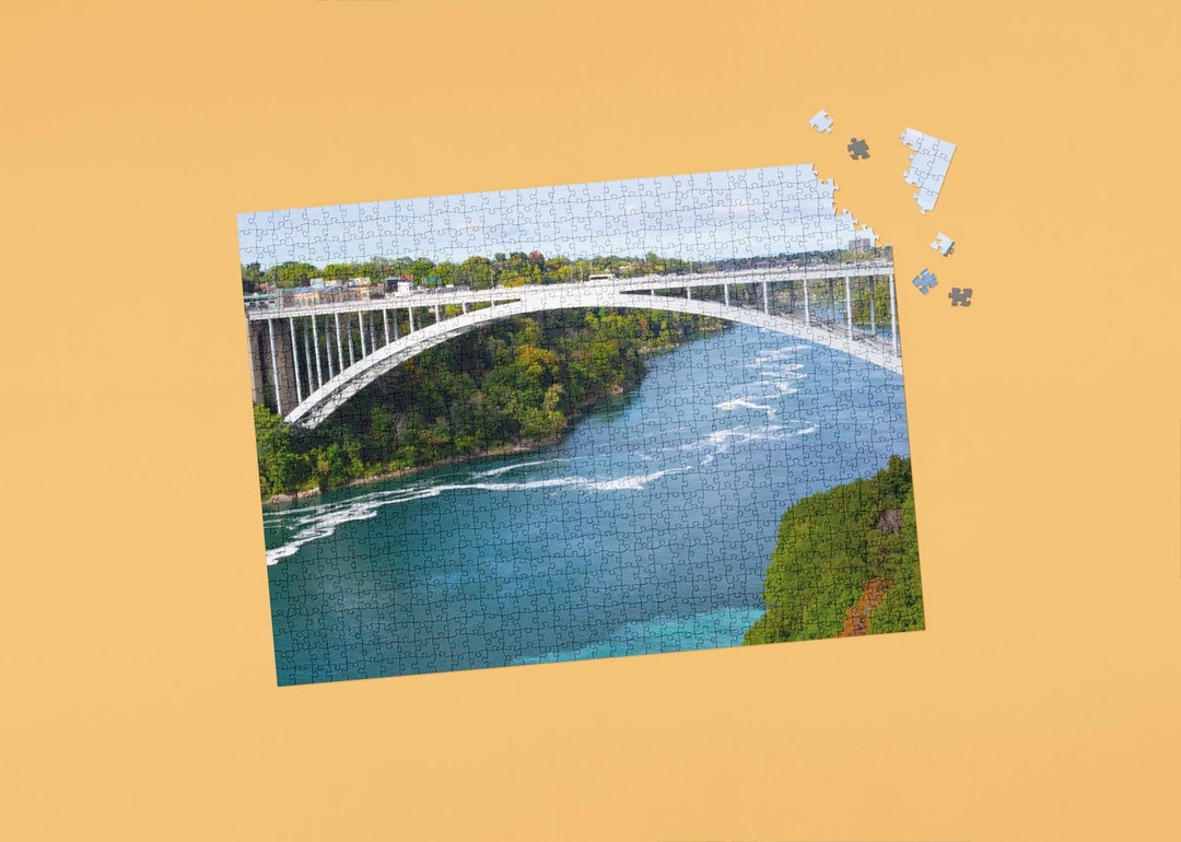 Peace Bridge Niagara Falls Puzzle: Scenic Upstate New York - Etsy