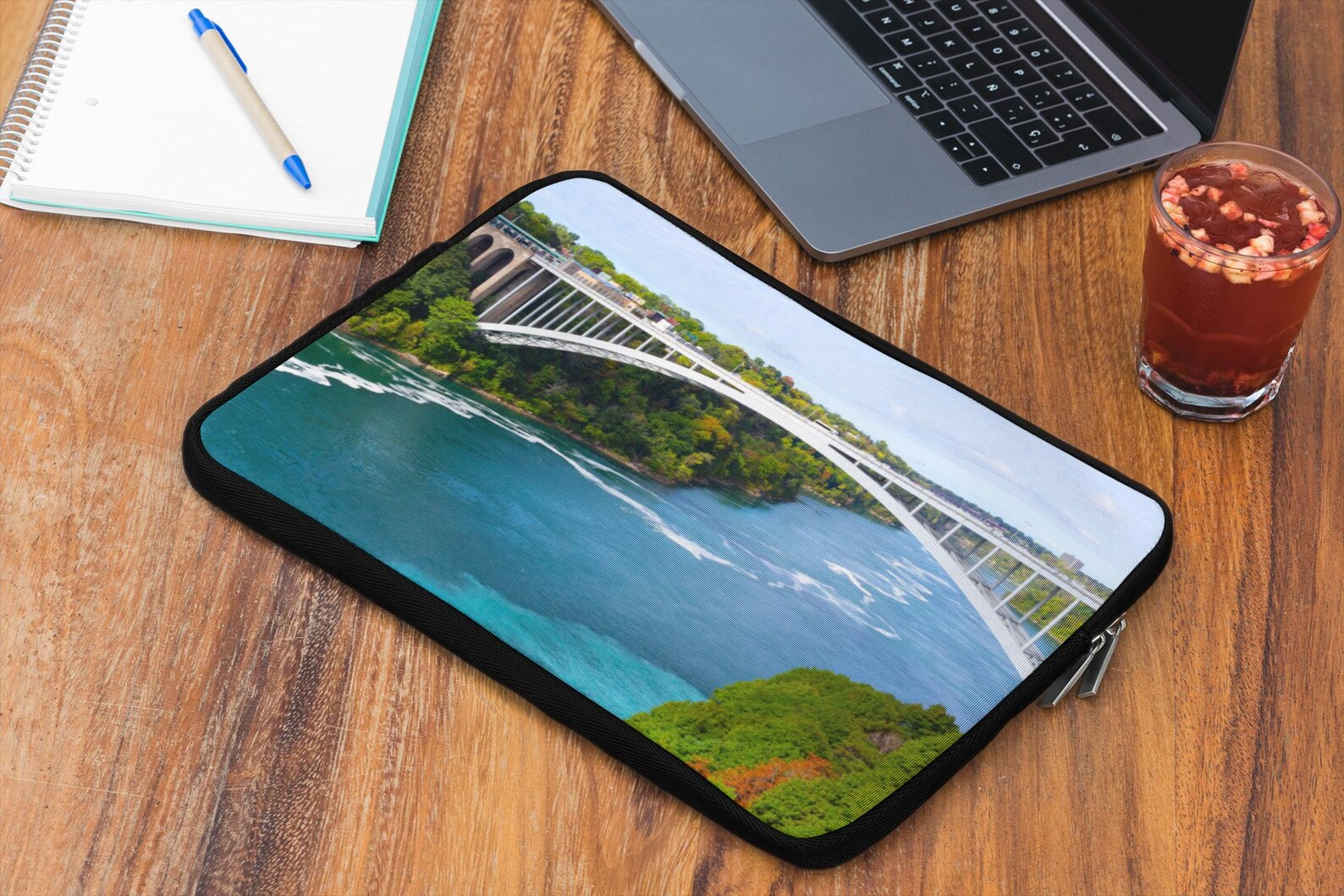 Niagara River/peace Bridge New York Laptop Sleeve - Etsy
