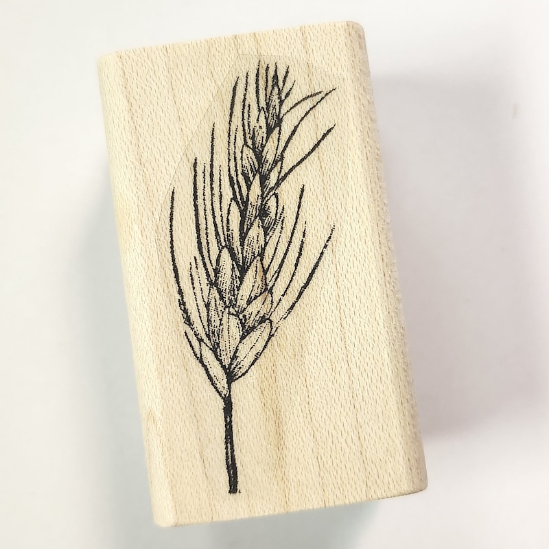 Wheat Pottery Stamp - Etsy