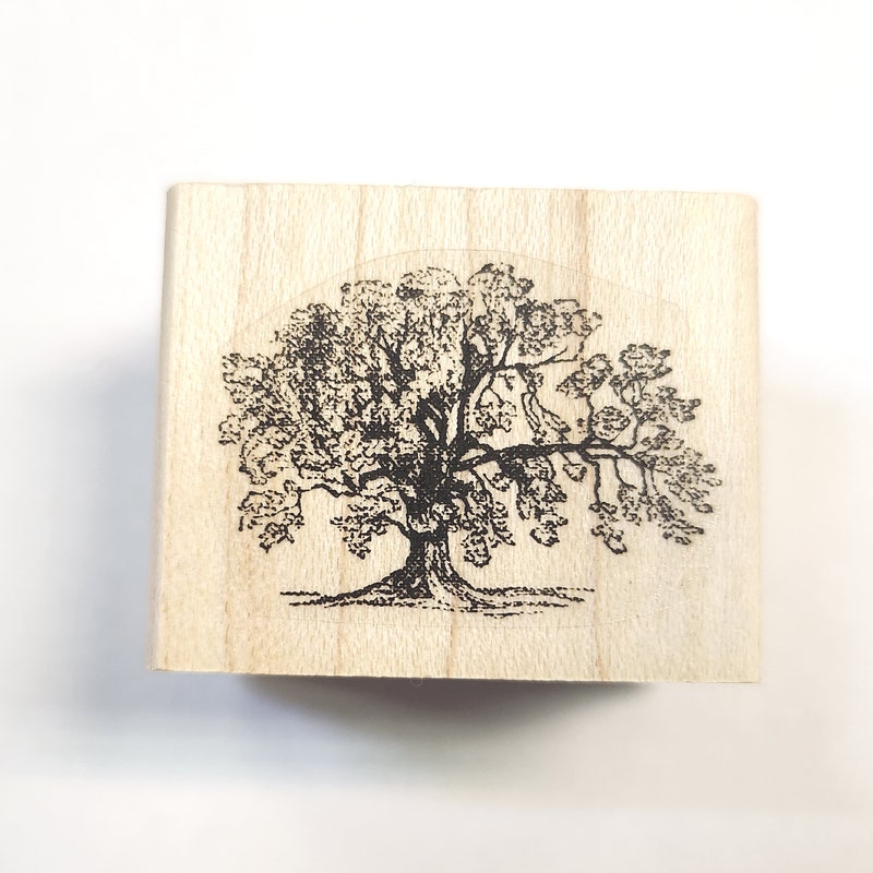 Tree Rubber Stamp - Etsy