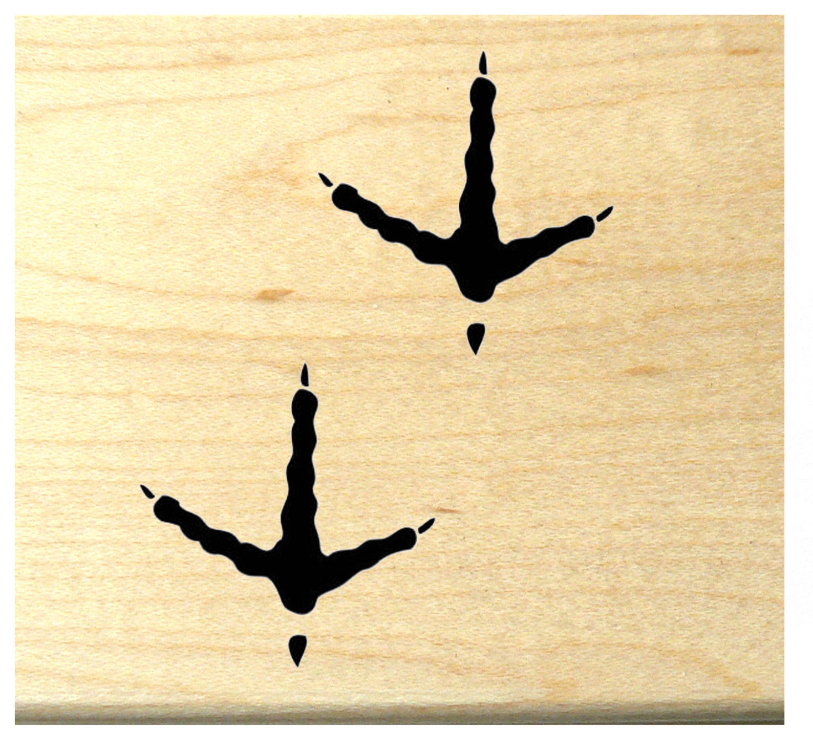 P119 Turkey Tracks Rubber Stamp - Etsy