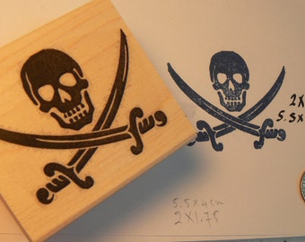 Pirate Stamp | Etsy