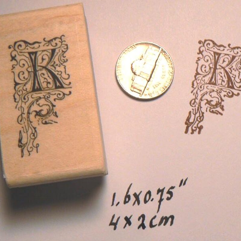Jewelry Stamp Letter K - Etsy