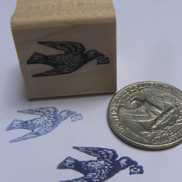 Message Rubber Stamp - Etsy
