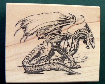 Dragon Stamp | Etsy