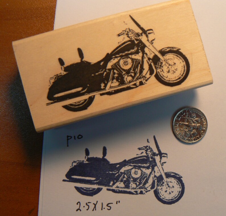 Harley Motorcycle Rubber Stamp P10 - Etsy
