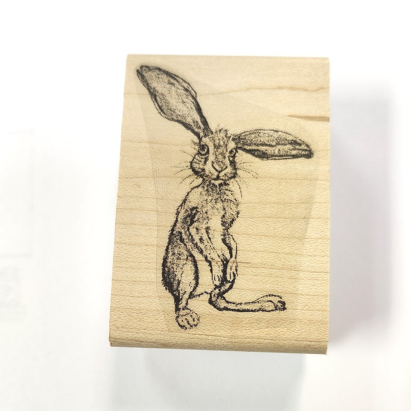 Rabbit Bunny Hare Stamp - Etsy