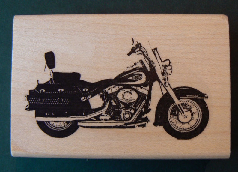 Harley Motorcycle Rubber Stamp WM P9 - Etsy
