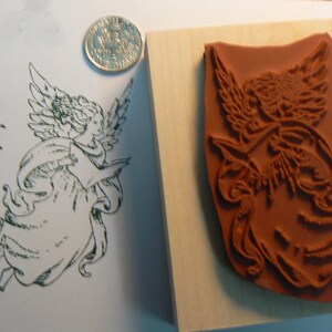 Angel Rubber Stamp WM P21 - Etsy
