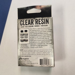 Clear Resin by Ranger 2 Piece Set - Etsy
