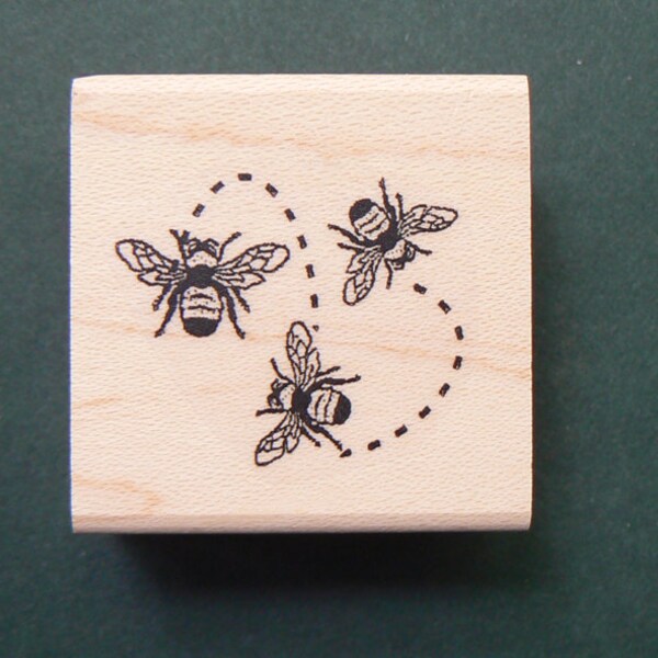 Bee Rubber Stamp - Etsy