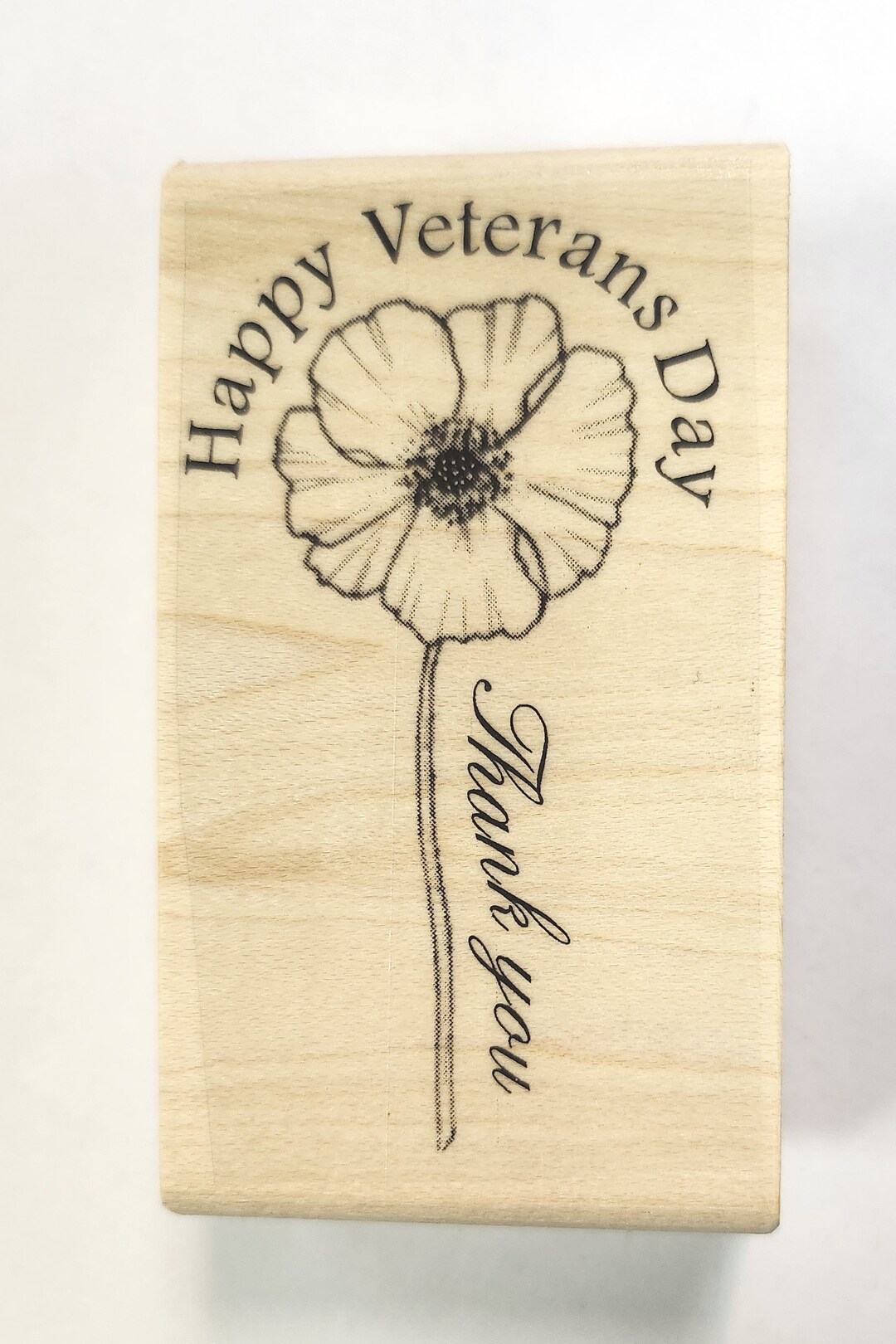 P137 Happy Veterans Day - Thank You- Rubber Stamp - Etsy