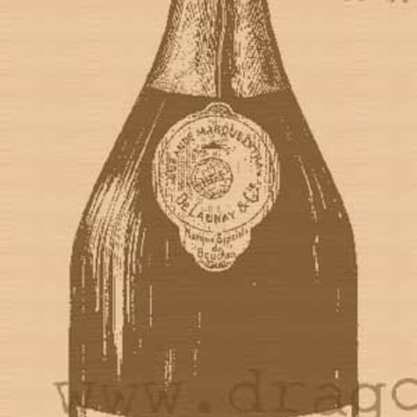 Champagne Stamp - Etsy